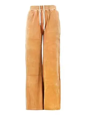 Chloé Velvet Drawstring Track Pants - Brown