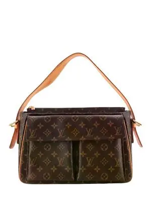 LOUIS VUITTON Viva Cite Handbag Monogram Canvas Gm Shoulder Bag - Brown