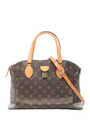 LOUIS VUITTON 2019 Mm Rivoli Monogram Canvas Tote Bag - Brown