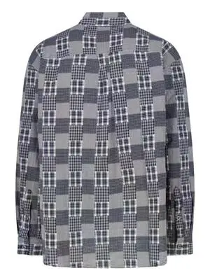 ERL Check-pattern Shirt - Blue