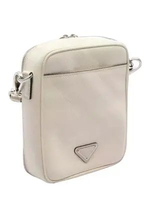 Prada Triangle-logo Shoulder Bag - Neutrals