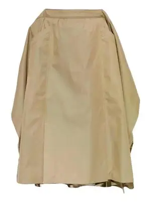 Vetements Cotton Midi Skirt - Neutrals