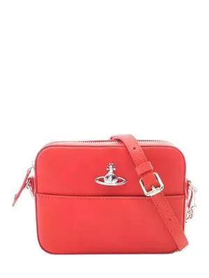 VIVIENNE WESTWOOD Orb-plaque Camera Bag - Red