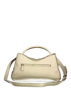 Guess Pebbled-texture Logo-plaque Tote Bag - Neutrals