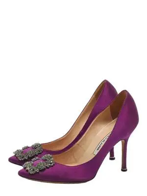 MANOLO BLAHNIK Hangisi Buckled Pumps