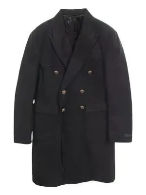 Prada 2010s Double-breasted Coat - Black
