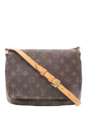LOUIS VUITTON 2002 Monogram Shoulder Bag - Brown