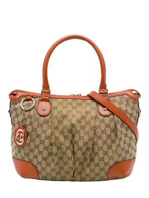 Gucci 2016-2026 Gg Canvas Sukey Satchel - Orange