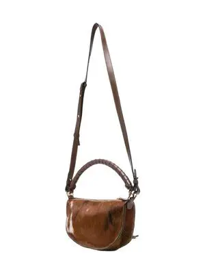 Chloé Mini Marcie Calf-hair Tote Bag - Brown