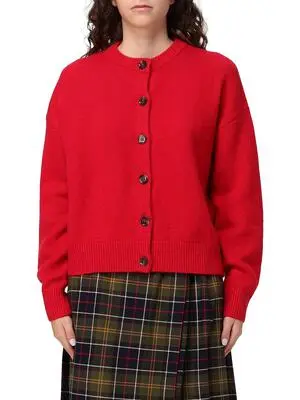 BARBOUR Cardigan In A Wool And Cashmere Blend With Button Closure