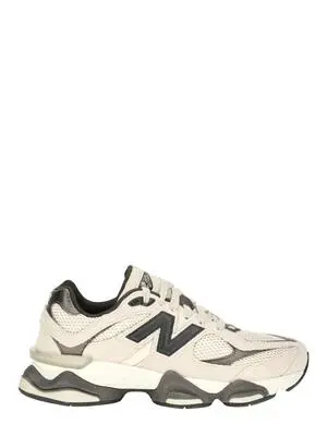 NEW BALANCE 9060 Suede And Mesh Sneakers With Abzorb-sbs Midsole Grey