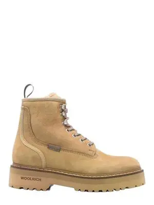 Woolrich Shearling-lined Platform Ankle Boots - Neutrals