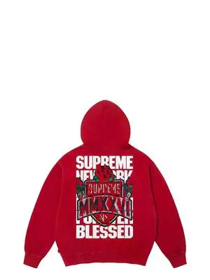 Supreme Blessed Appliqué Hoodie - Red