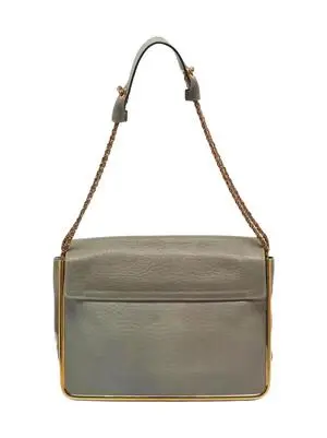 CHLOÉ Sally Pebbled-leather Shoulder Bag