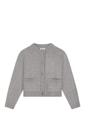 OLAF Button-up Patch-pocket Cardigan - Grey