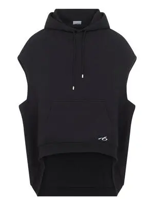 Balenciaga Sleeveless Regular Hoodie - Black