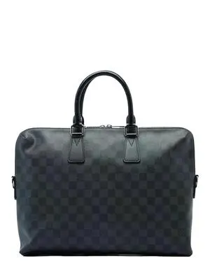 LOUIS VUITTON 2013 Damier Graphite Porte Documents Jour Business Bag - Black