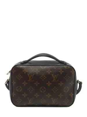 LOUIS VUITTON 2018 Saintonge Monogram-canvas Shoulder Bag - Brown
