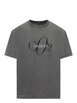DOUBLET Logo-embroidered T-shirt - Grey
