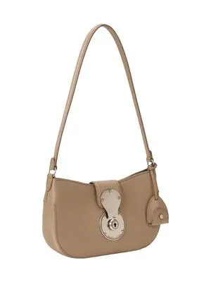 Ralph Lauren Small Leather Ricky Shoulder Bag - Brown