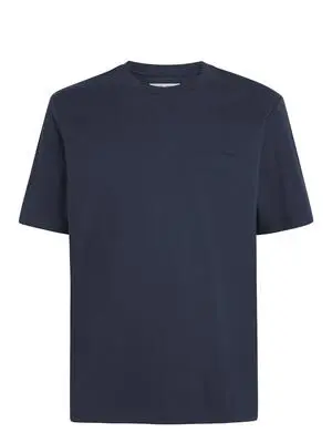 SAMSØE SAMSØE Sajesper Logo T-shirt - Navy