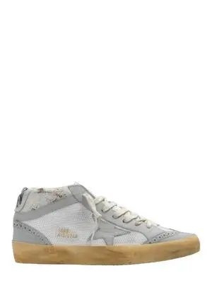 GOLDEN GOOSE Mid Star Double Quarter Sneakers - Gray