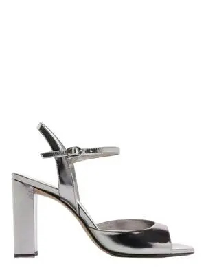 ALEXANDRE BIRMAN Amy Metallic Leather Sandals