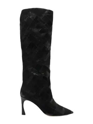 ALEXANDRE BIRMAN Annelise Leather Boots - Black