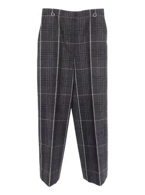 Dior 2010s Plaid Trousers - Grey