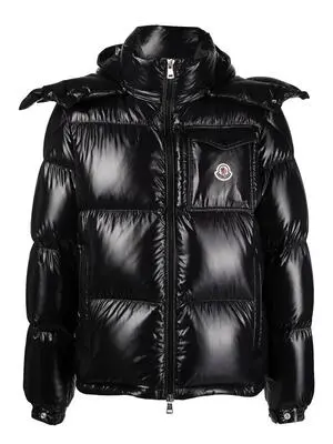 Moncler Montbeliard Hooded Short Down Jacket - Black