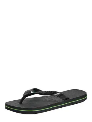 Havaianas Brazil Flip Flops - Black