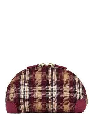Stoney Clover Lane Curved Mini Pouch - Plaid