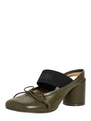 MAISON MARGIELA Anatomic Heeled Mules - Beech