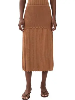 Solid & Striped The Amara Skirt - Camel