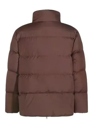 Moncler Vivantesse High-neck Puffer Jacket - Brown