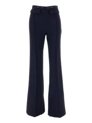 Elisabetta Franchi PANTALONE IN CRÊPE STRETCH Blu