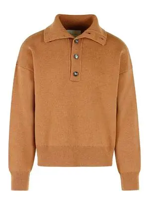 AMI Paris Wool Sweater - Brown