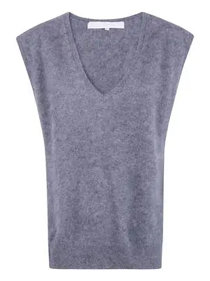 ABSOLUT CASHMERE V-neck Sweater "marilou" Gray