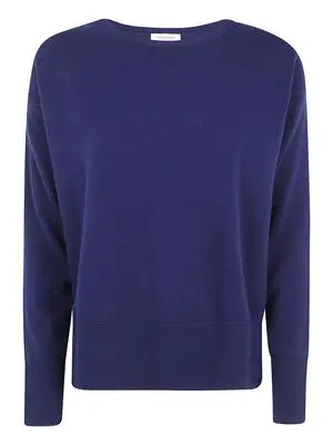 Rossopuro Sweater Long-sleeved Boat Neckline - Blue