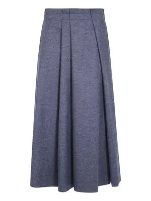 Sofie D'hoore Wide Gathered Skirt "savy - Gray
