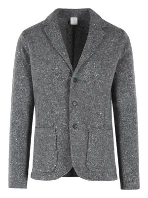 ELEVENTY Eleventy Grey Wool And Cashmere Blend Blazer Men
