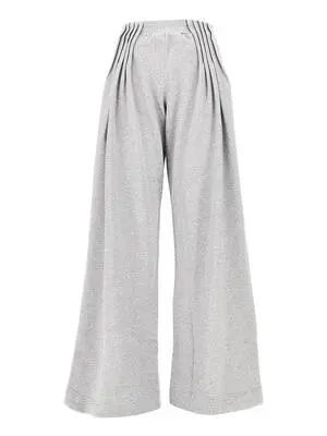 Dries Van Noten Wide-leg Pleated Sweatpants - Grey