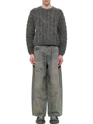 DOUBLET Air Yarn Regulator Sweater - Grey
