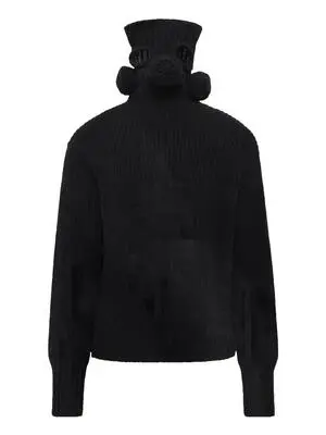 DOUBLET Gas-mask-motif Sweater - Black