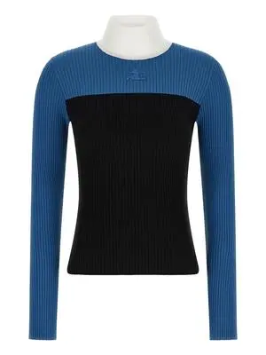 COURREGES Courreges Women Tricolor Jersey Multicolor