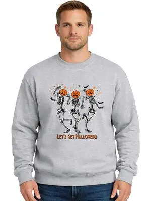 SIMPLY SAGE MARKET Let's Get Halloweird Sweatshirt Graphite