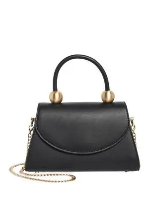 OLGA BERG Siren Faux Leather Top Handle Bag