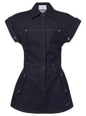 Givenchy Denim Shirt Dress - Blue