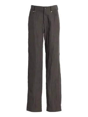 Brandon Maxwell The Reade Relaxed Seersucker Pants - Olive