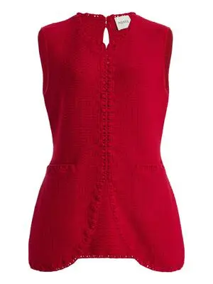 Posse Harlan Knit Vest - Red